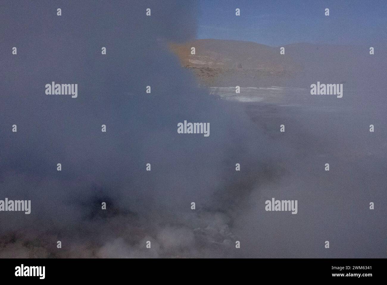 Tatio Geysers, San Pedro de Atacama, Chile. Volcanic hot springs that ...