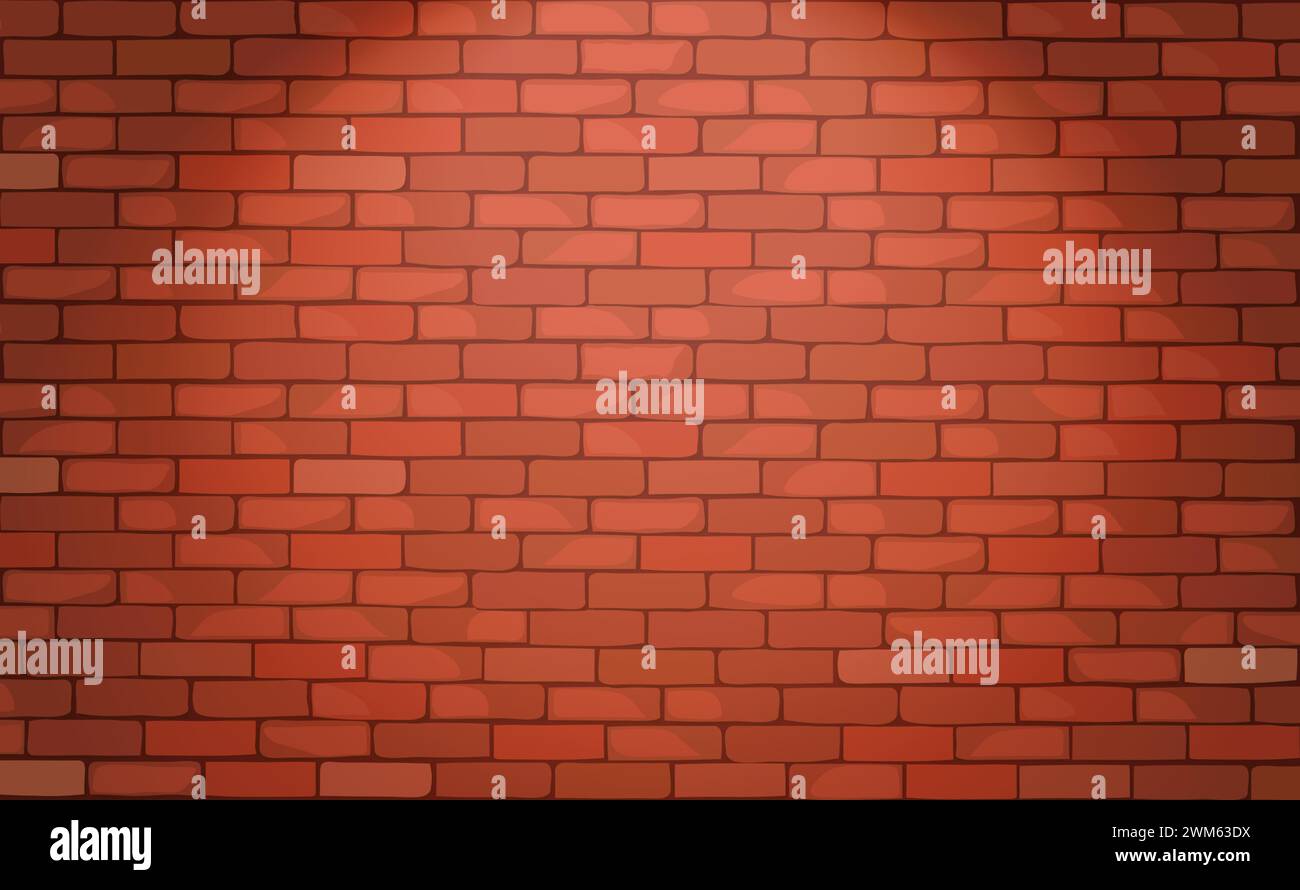 Red illuminated wall Stock Vector Images - Alamy