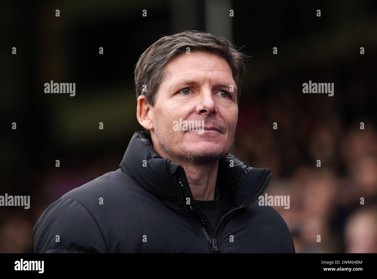 Crystal Palace manager Oliver Glasner during the Premier League match ...