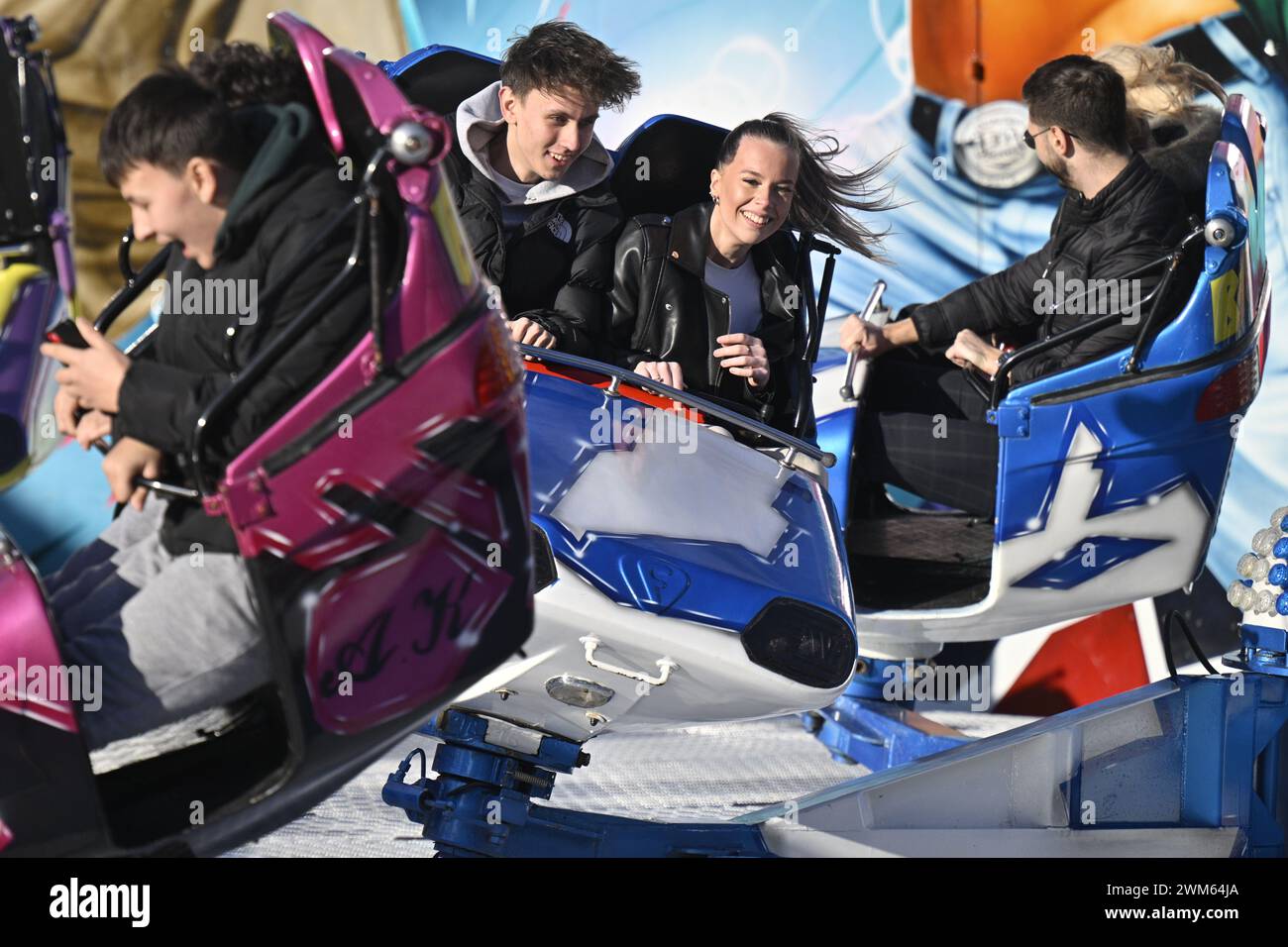 Prague, Czech Republic. 24th Feb, 2024. The traditional St. Matthews ...