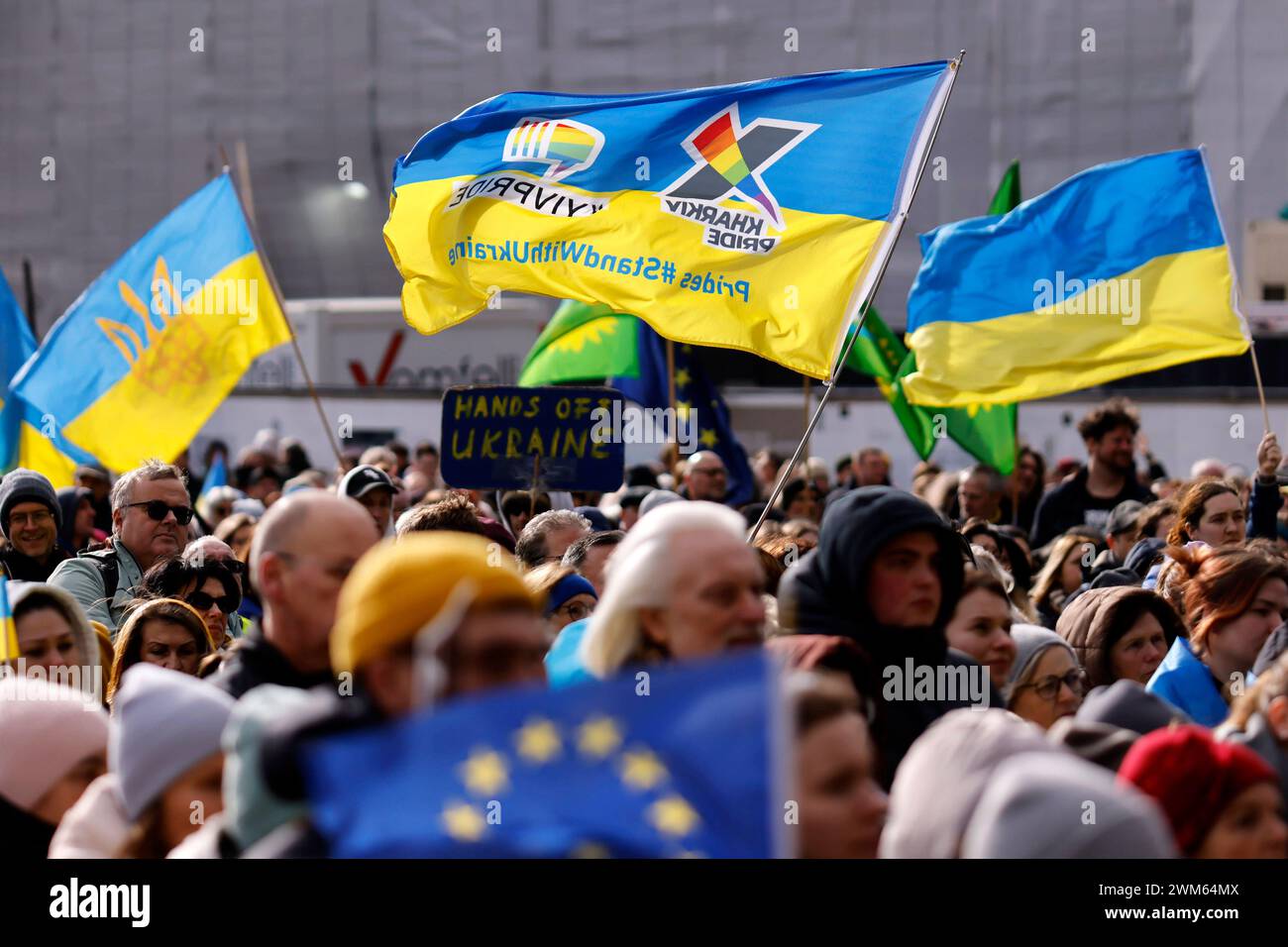 Die ukraine flagge schwenken hi-res stock photography and images - Alamy