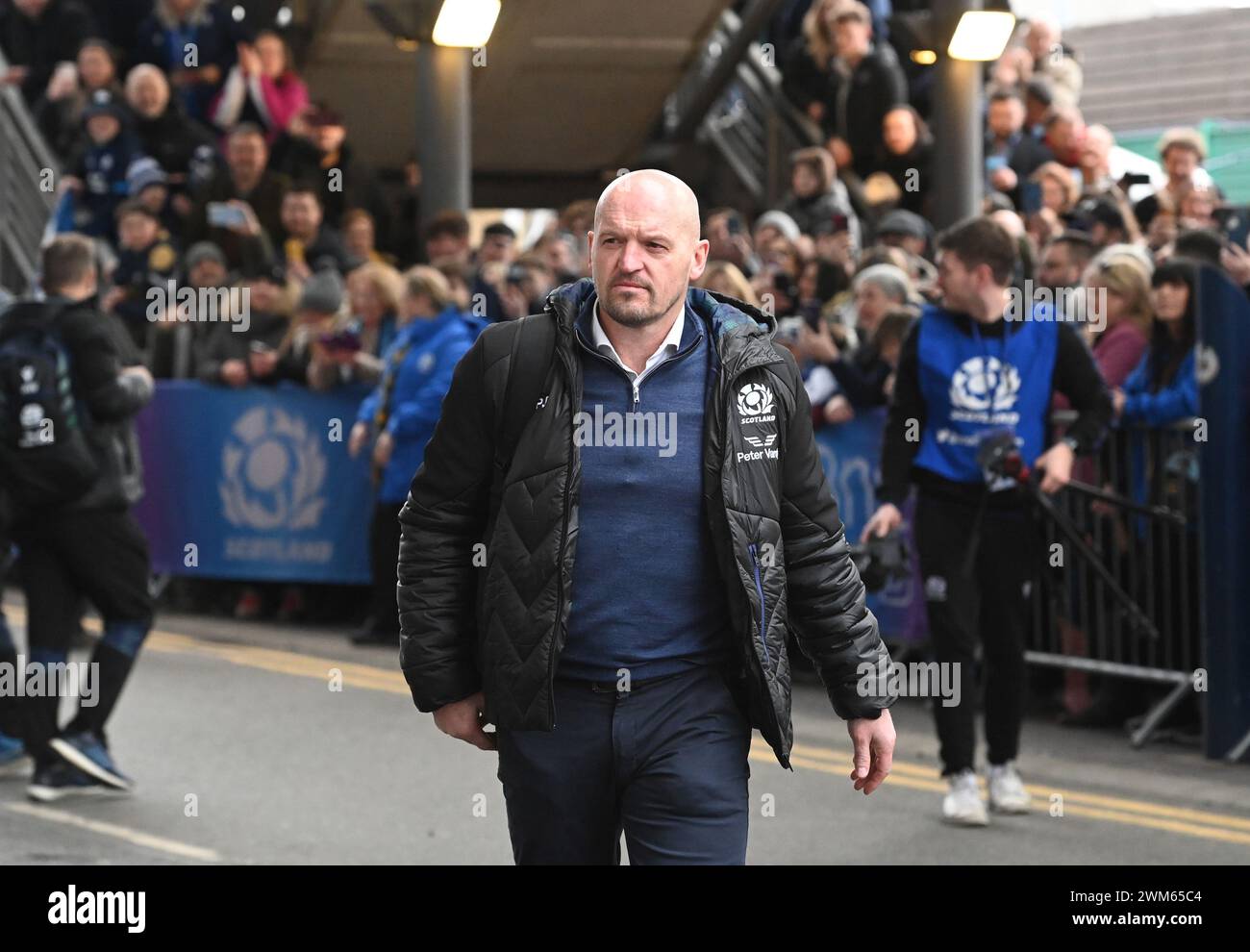 24th Feb 2024 Scottish Gas Murrayfield Stadium. Edinburgh.Scotland.UK ...