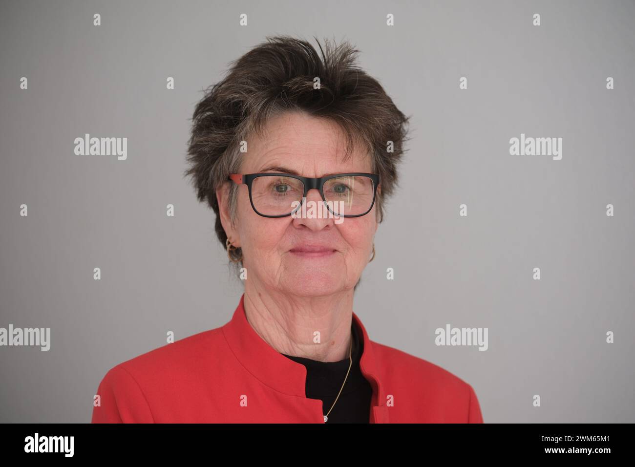 Chemnitz, Germany. 24th Feb, 2024. Sabine Zimmermann, Saxony's co ...