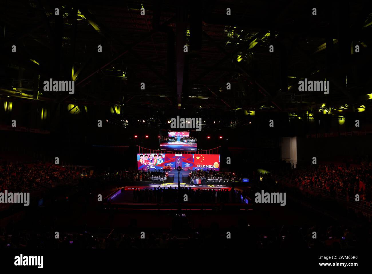 Busan, South Korea. 24th Feb, 2024. Photo taken on Feb. 24, 2024 shows ...