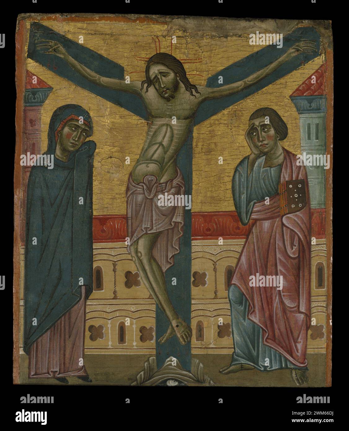 The Crucifixion, One of Three Panels from a Tabernacle Wing Artist ...