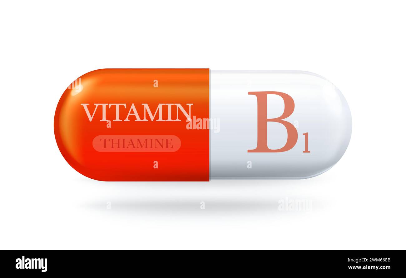 Vitamin b1 thiamine molecule hi-res stock photography and images - Alamy