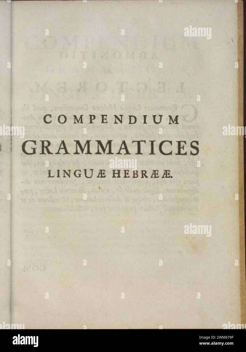 Grammatices hi-res stock photography and images - Alamy
