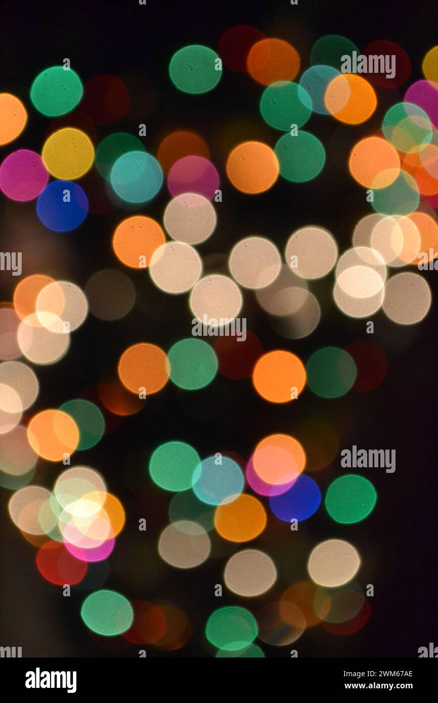 Colorful bokeh lights background Stock Photo - Alamy