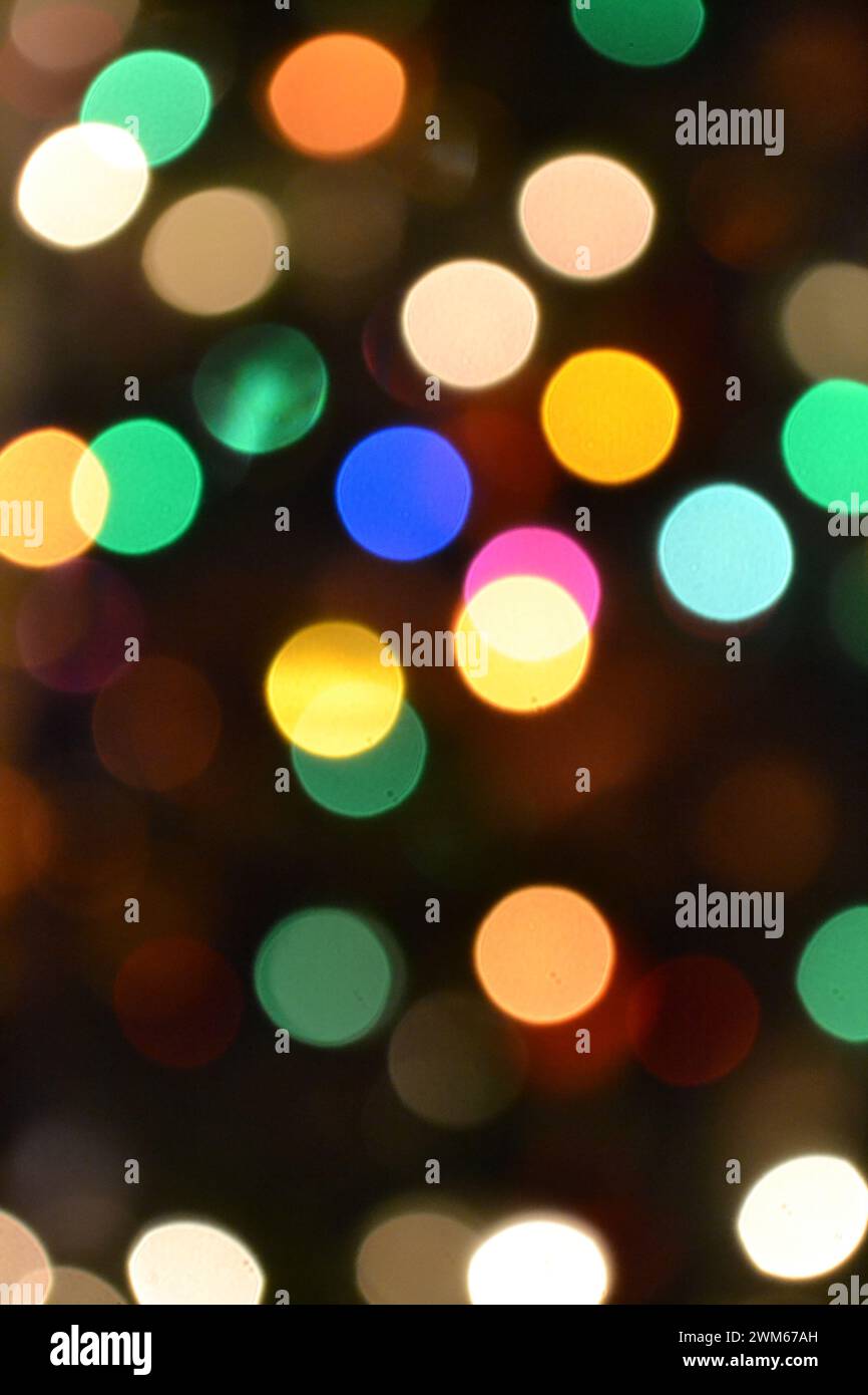 Colorful bokeh lights background Stock Photo - Alamy