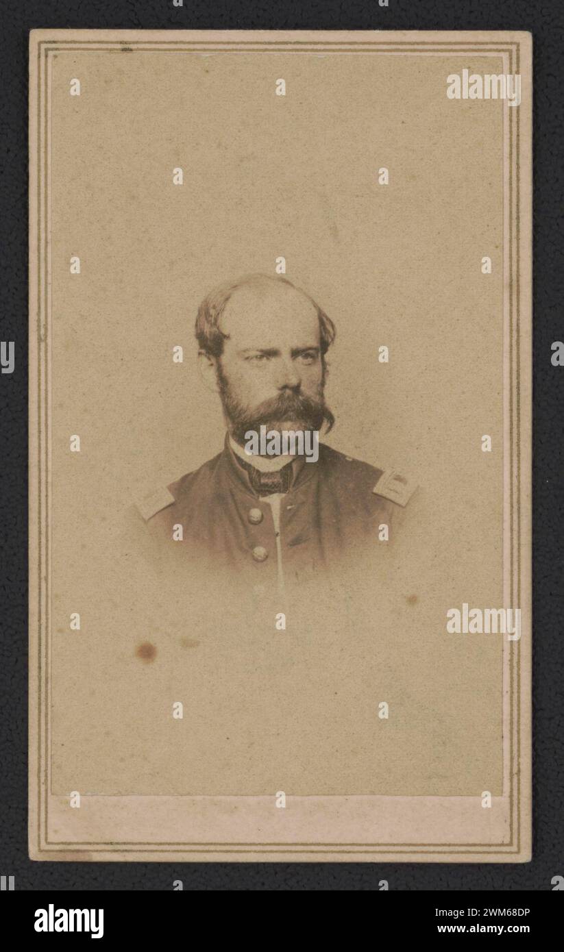 Benjamin Griffin Barney of Co. B, 2nd Pennsylvania Heavy Artillery Regiment in uniform Stock ...