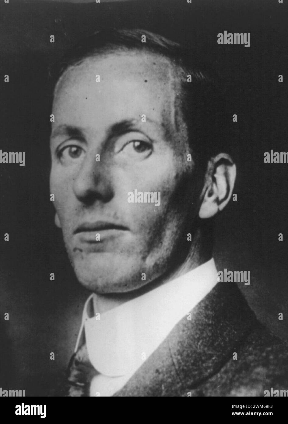 Benjamin J. Salmon, head-and-shoulders portrait, facing left Stock ...