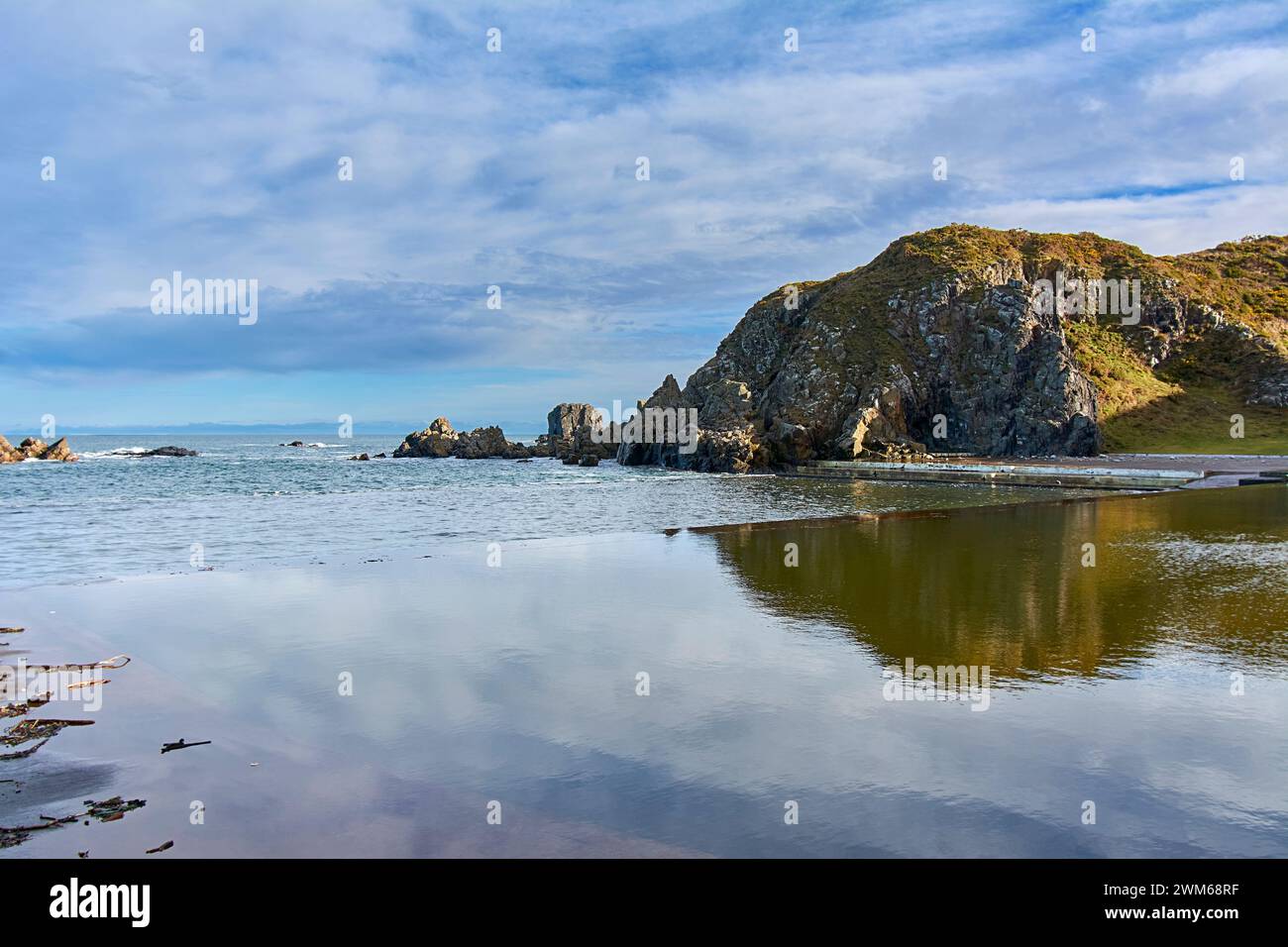Tarlair Open Air Swimming Pools Macduff Scotland a calm morning with a ...
