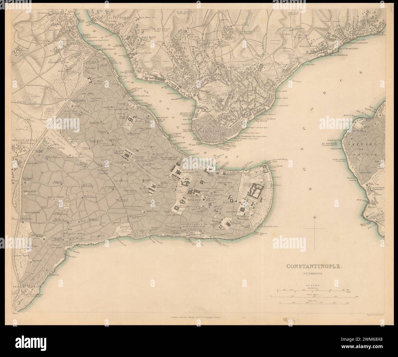 Benjamin Rees Davies, Constantinople - Stambool Stock Photo - Alamy