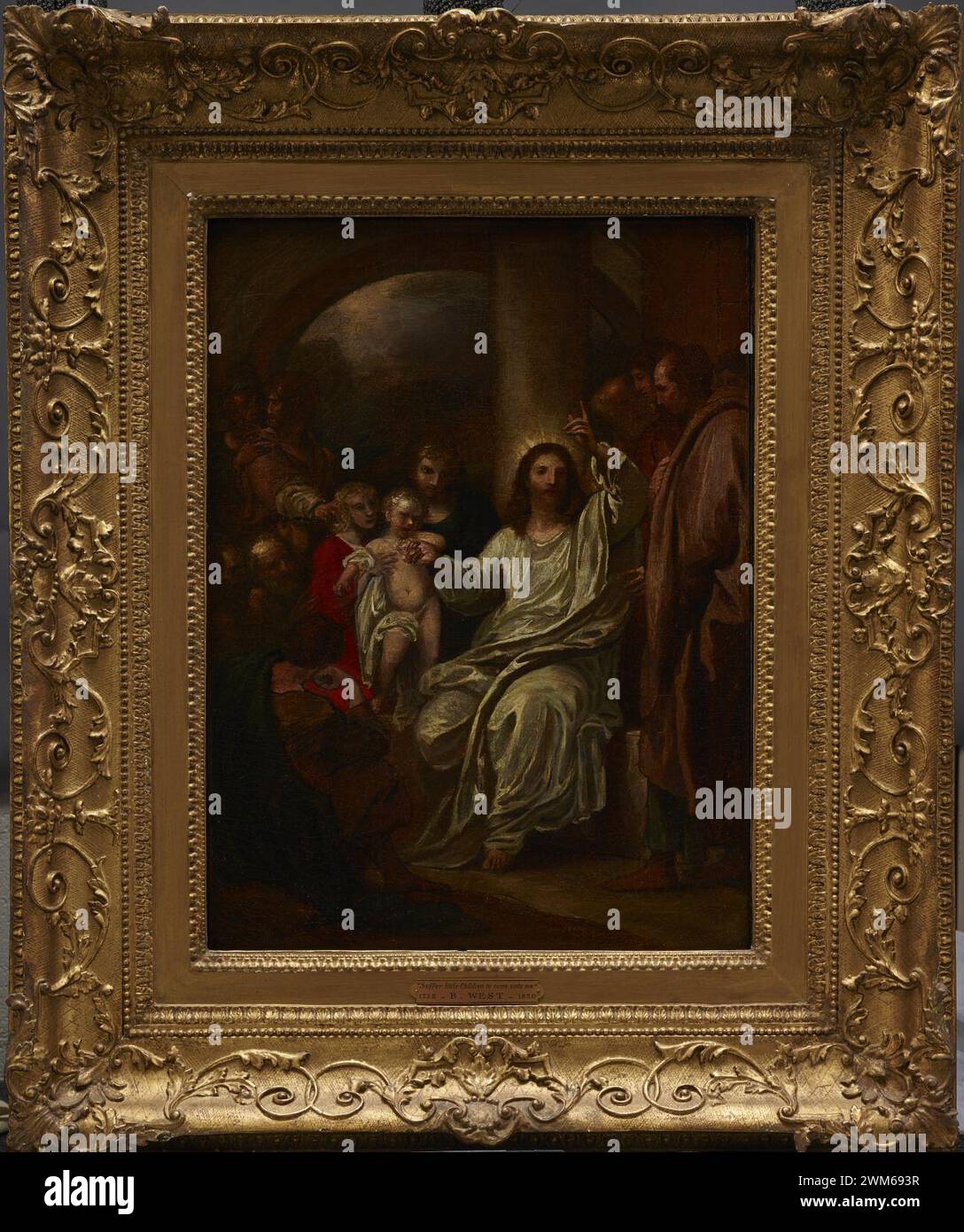 Benjamin West - Christ Showing the Little Children as the Emblem of ...
