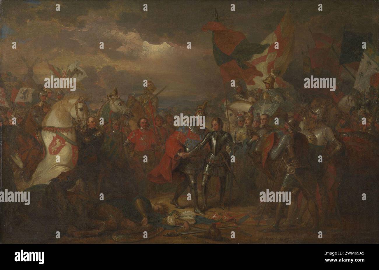 Benjamin West (1738-1820) - Edward III (1312-1377) with the Black ...