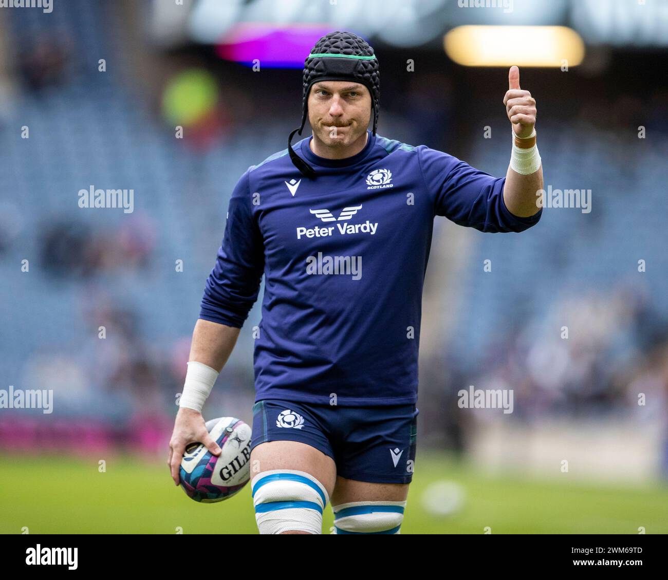 Edinburgh, UK. 24th February 2024; Murrayfield Stadium, Edinburgh ...