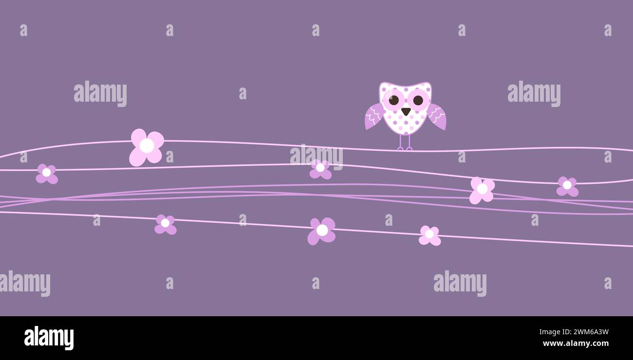 Owl drawing hi-res stock photography and images - Alamy