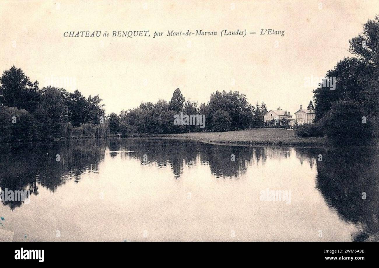 Benquet (Landes) - Le château de Benquet 2 Stock Photo - Alamy