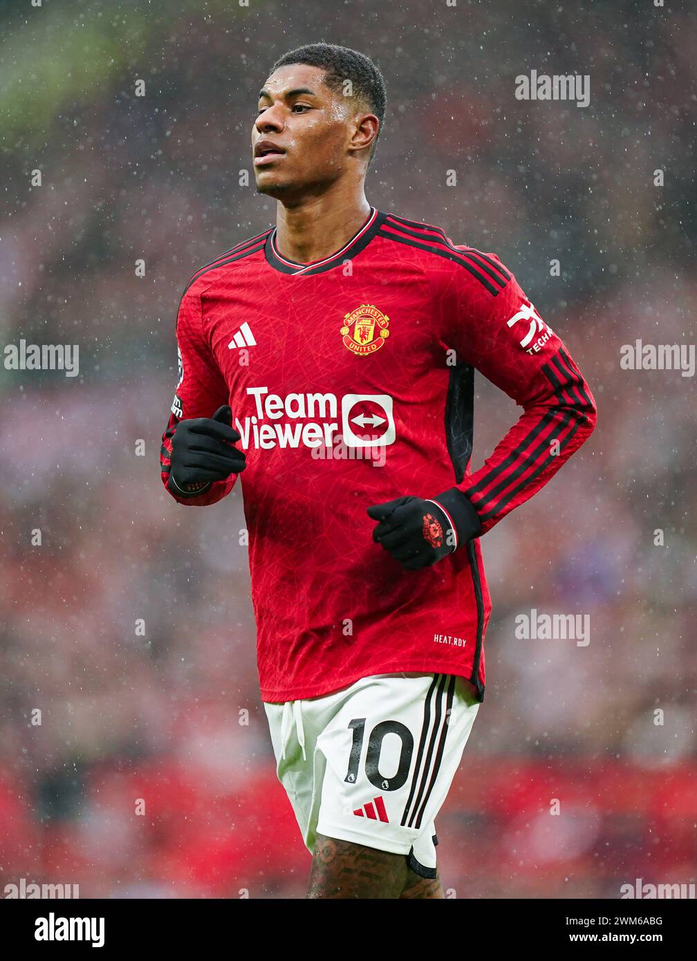 Manchester United's Marcus Rashford during the Premier League match at ...