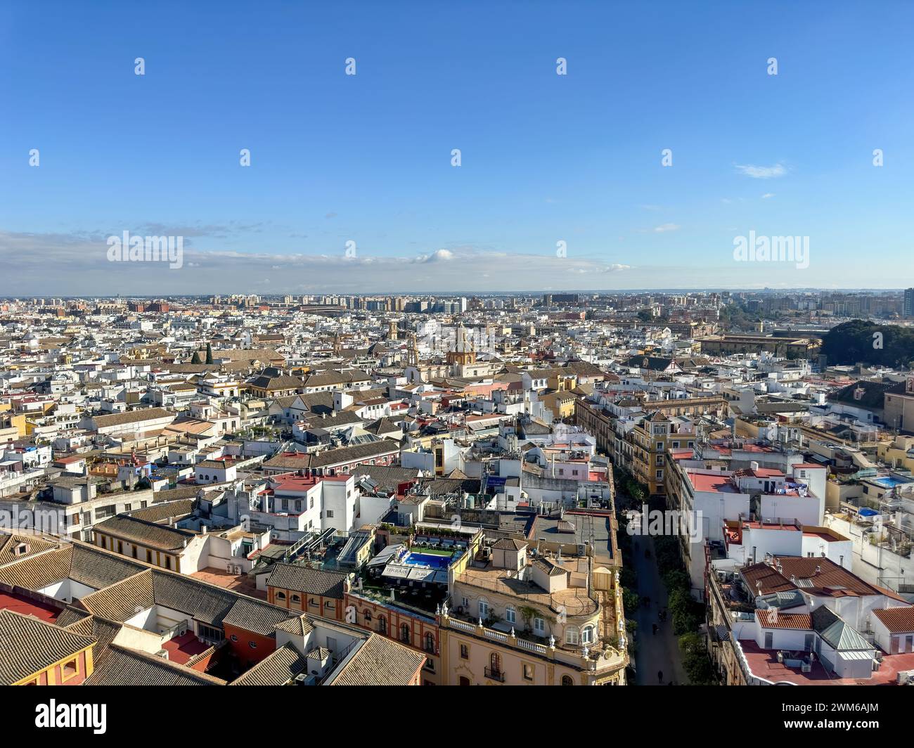 Seville aerial hi-res stock photography and images - Alamy