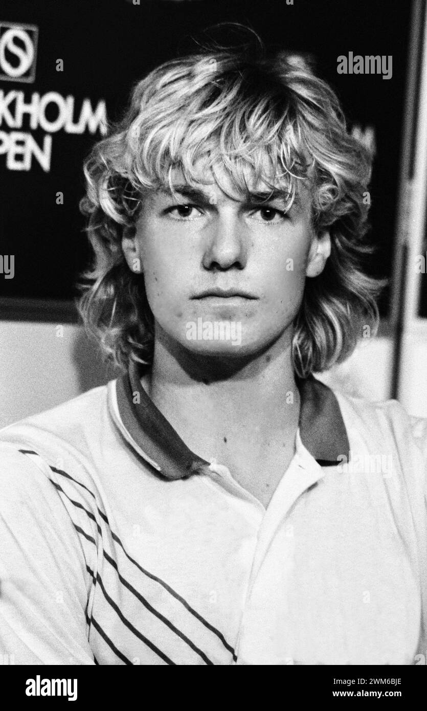 KENT CARLSSON Sweden tennis player Stock Photo - Alamy
