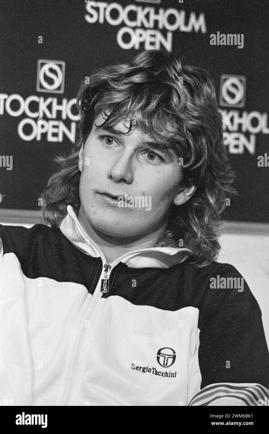 PETER LUNDGREN Swedish tennis player Stock Photo - Alamy