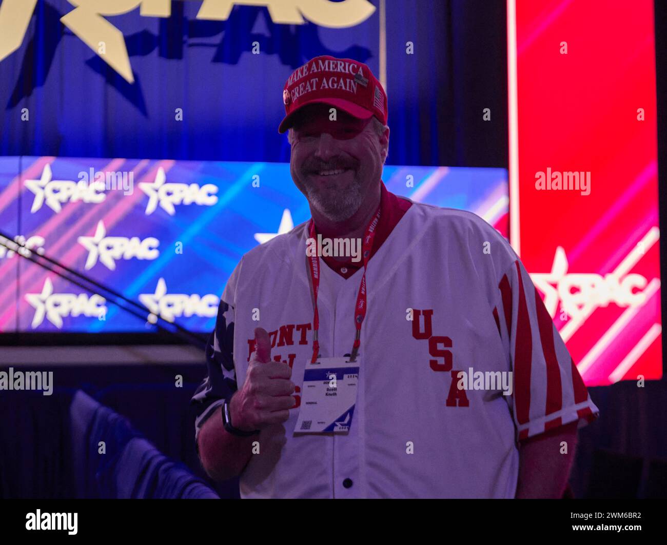 Fort Washington, Maryland, USA. 24th Feb, 2024. A Front Row Joe Scott ...