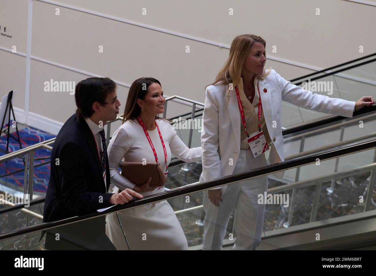Fort Washington, Maryland, USA. 24th Feb, 2024. Supporters of Donald ...