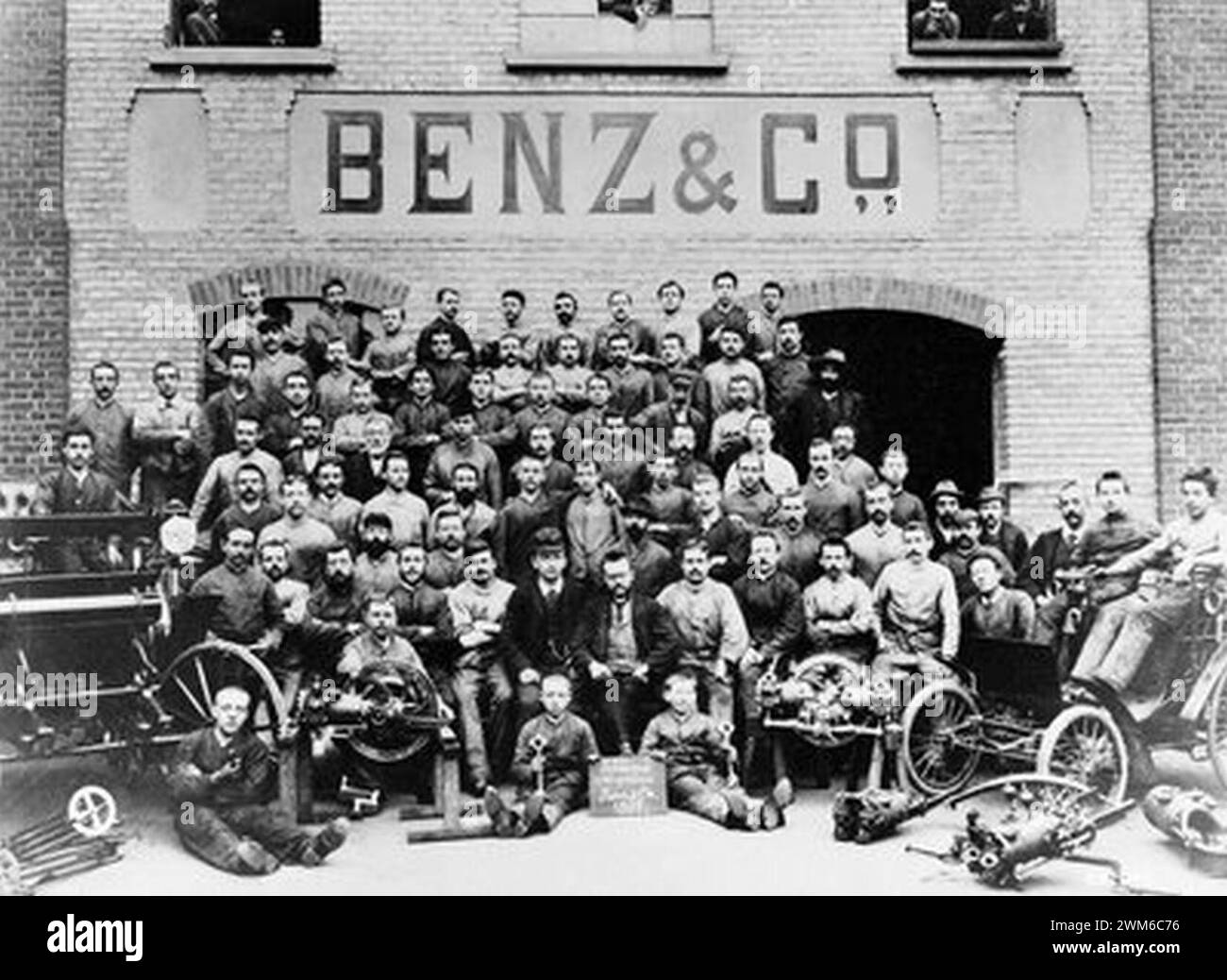 Benz & Cie. Plant in Mannheim - 1908 (9 Stock Photo - Alamy