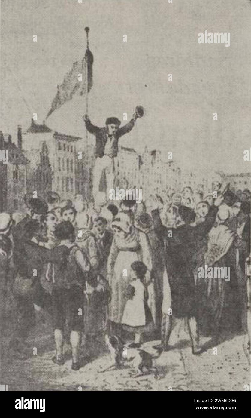 Berend Ponstein plant in 1813 een Oranje vlag op de nieuwe Brug in ...