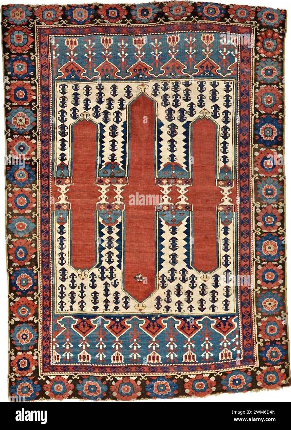 Bergama rug 18th C Stock Photo - Alamy