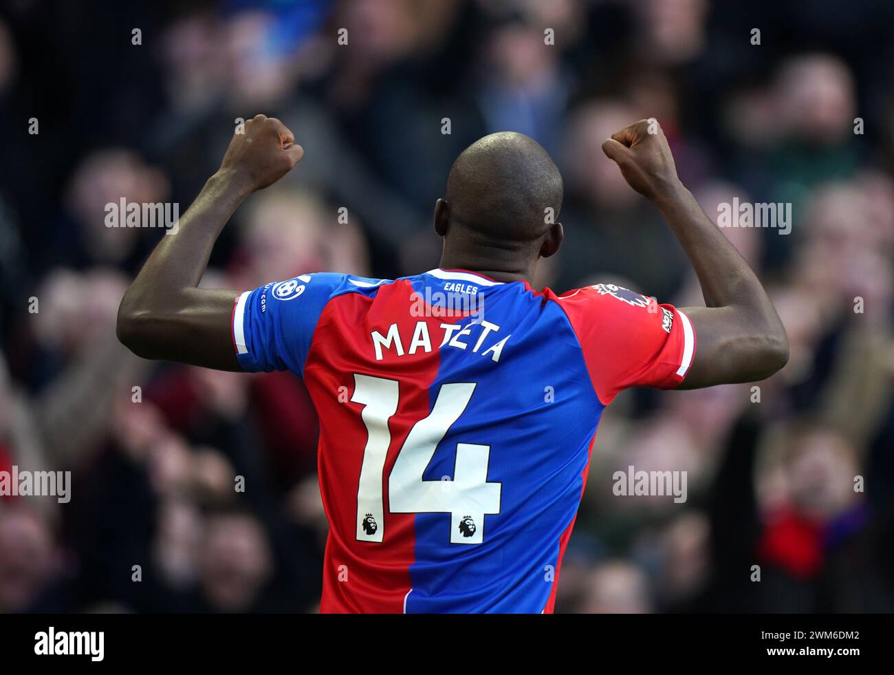 Crystal Palace's Jean-Philippe Mateta celebrates scoring their side's ...