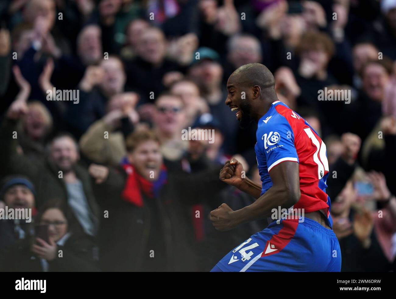 Crystal Palace's Jean-Philippe Mateta celebrates scoring their side's ...