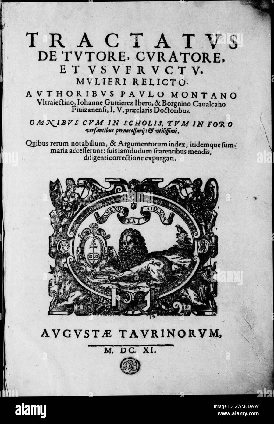 Berghe, Paulus van den – De tutore, curatore et usufructu, mulieri ...