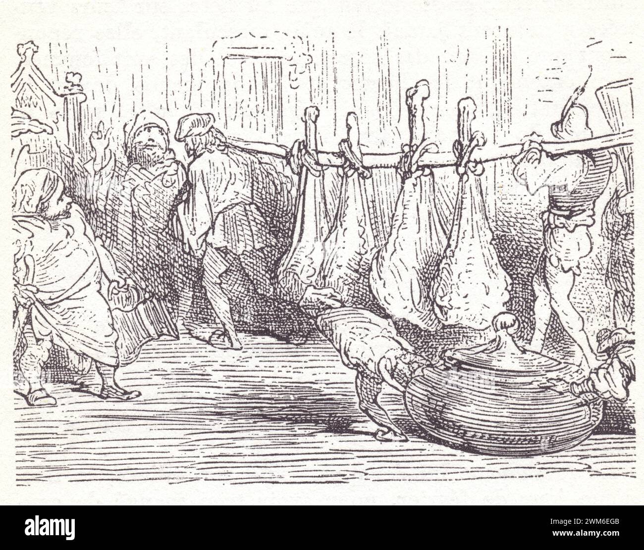 Gustave Doré. Illustration for Gargantua by François Rabelais ...