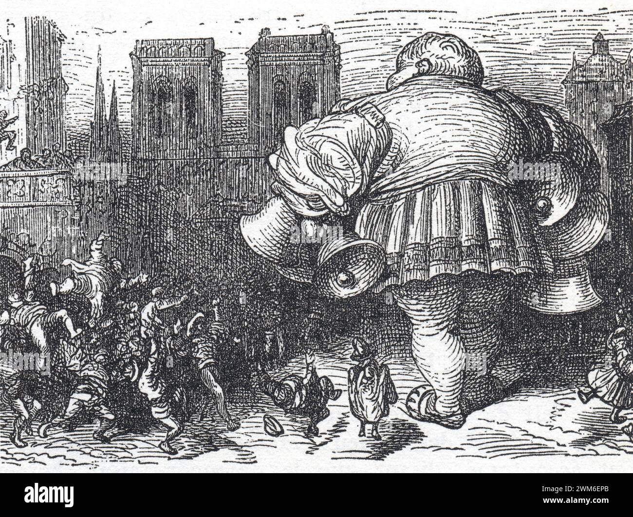 Gustave Doré. Illustration for Gargantua by François Rabelais ...