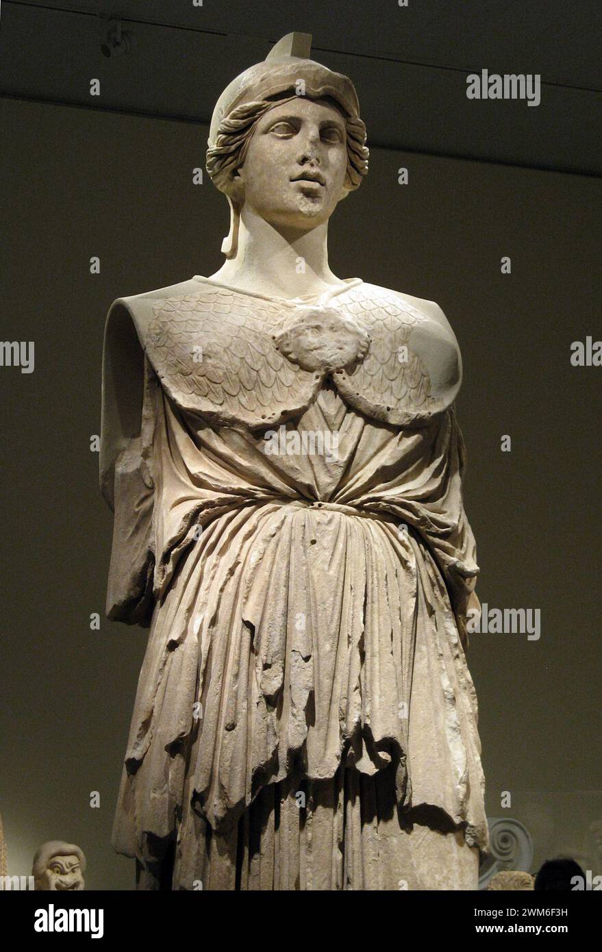 24 Athena Parthenos from Pergamon 02 Stock Photo - Alamy