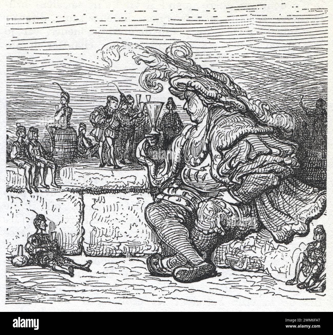 Rabelais gargantua dore hi-res stock photography and images - Alamy
