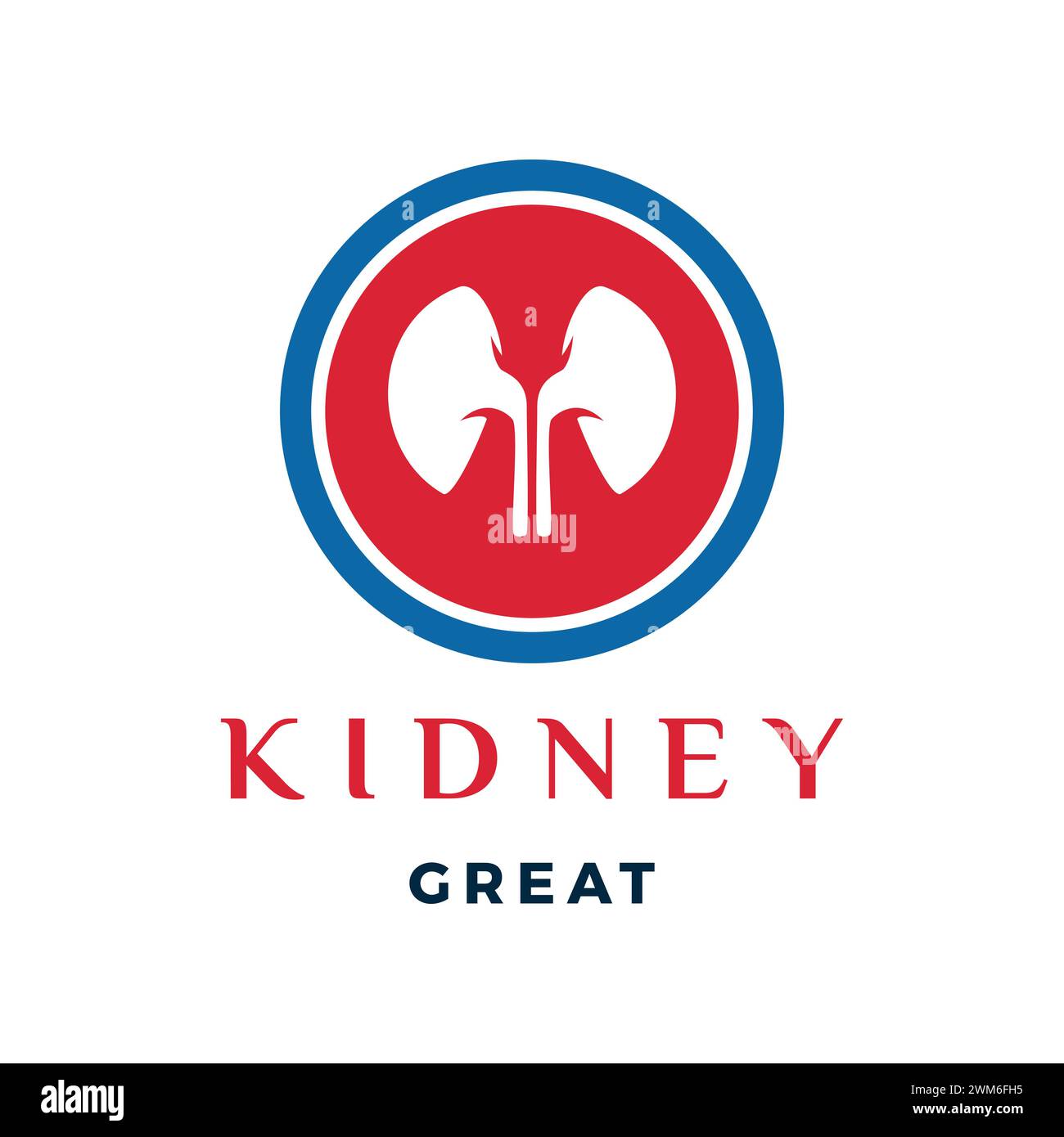 Kidney Icon Logo Design Template Stock Vector Image & Art - Alamy