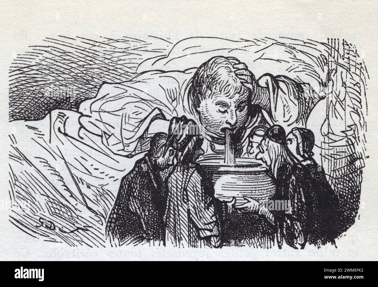 Gustave Doré. Illustration for Gargantua by François Rabelais ...