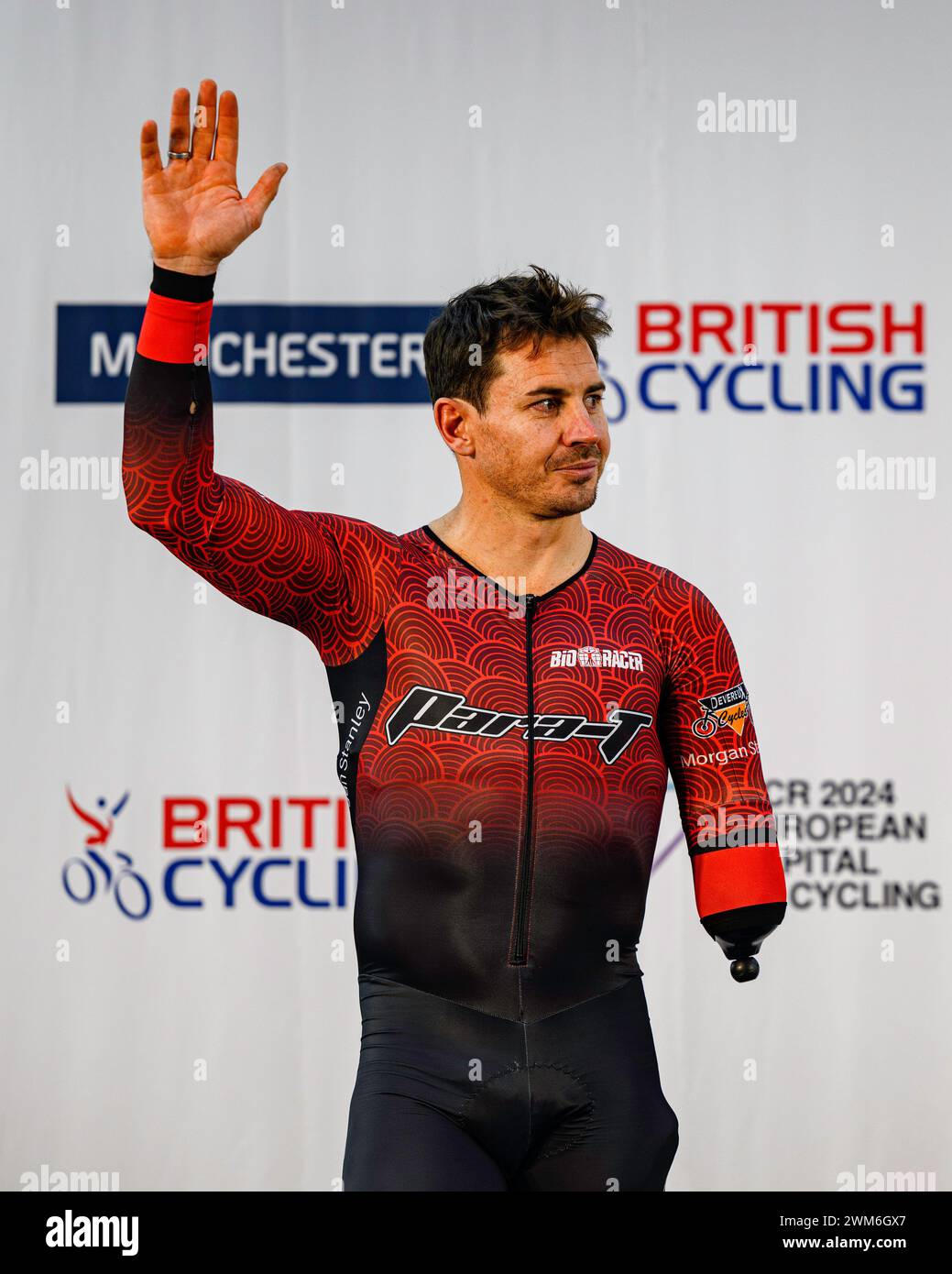 MANCHESTER, UNITED KINGDOM. 24th Feb, 24. Jaco van Gass (PAR, 2nd) in ...