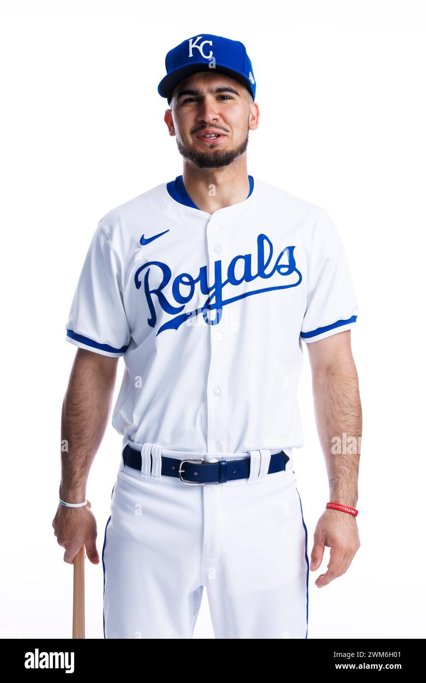 SURPRISE, AZ - FEBRUARY 22: Catcher Luca Tresh (89) poses for a ...