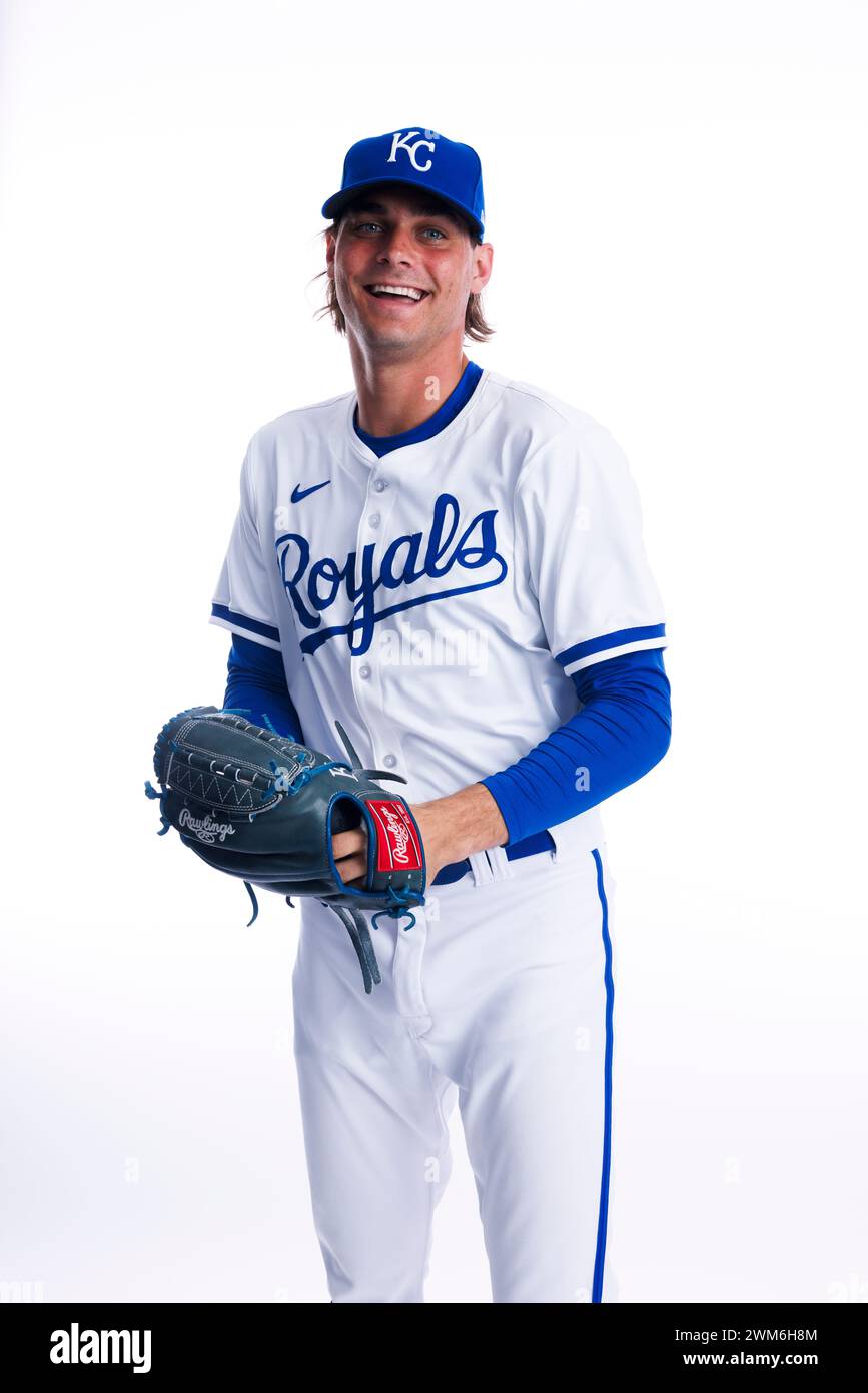 SURPRISE, AZ - FEBRUARY 22: Pitcher Beck Way (95) poses for a portrait ...