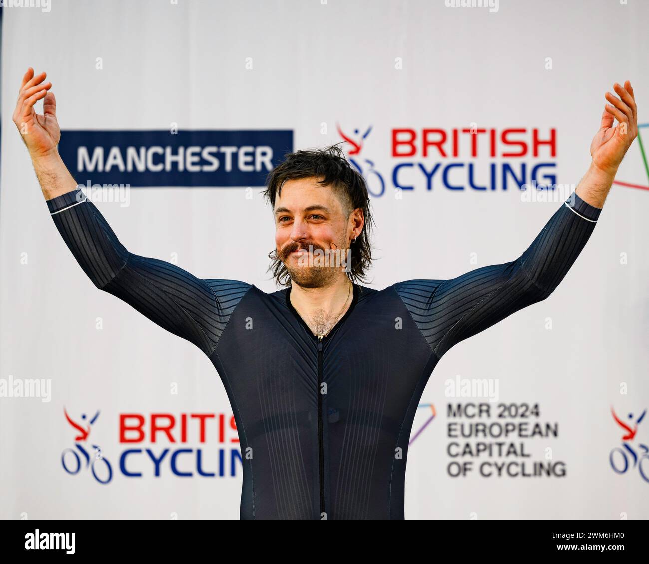 MANCHESTER, UNITED KINGDOM. 24th Feb, 24. Archie Atkinson (PAR, 1st ...