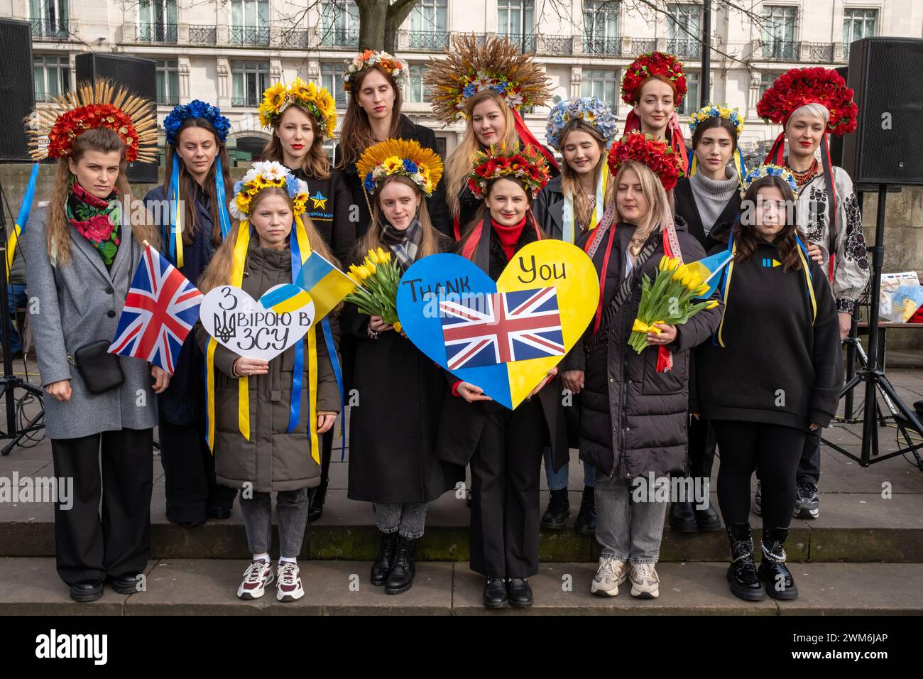 Thousands March from Marble Arch to Trafalgar Square to commemorate the ...