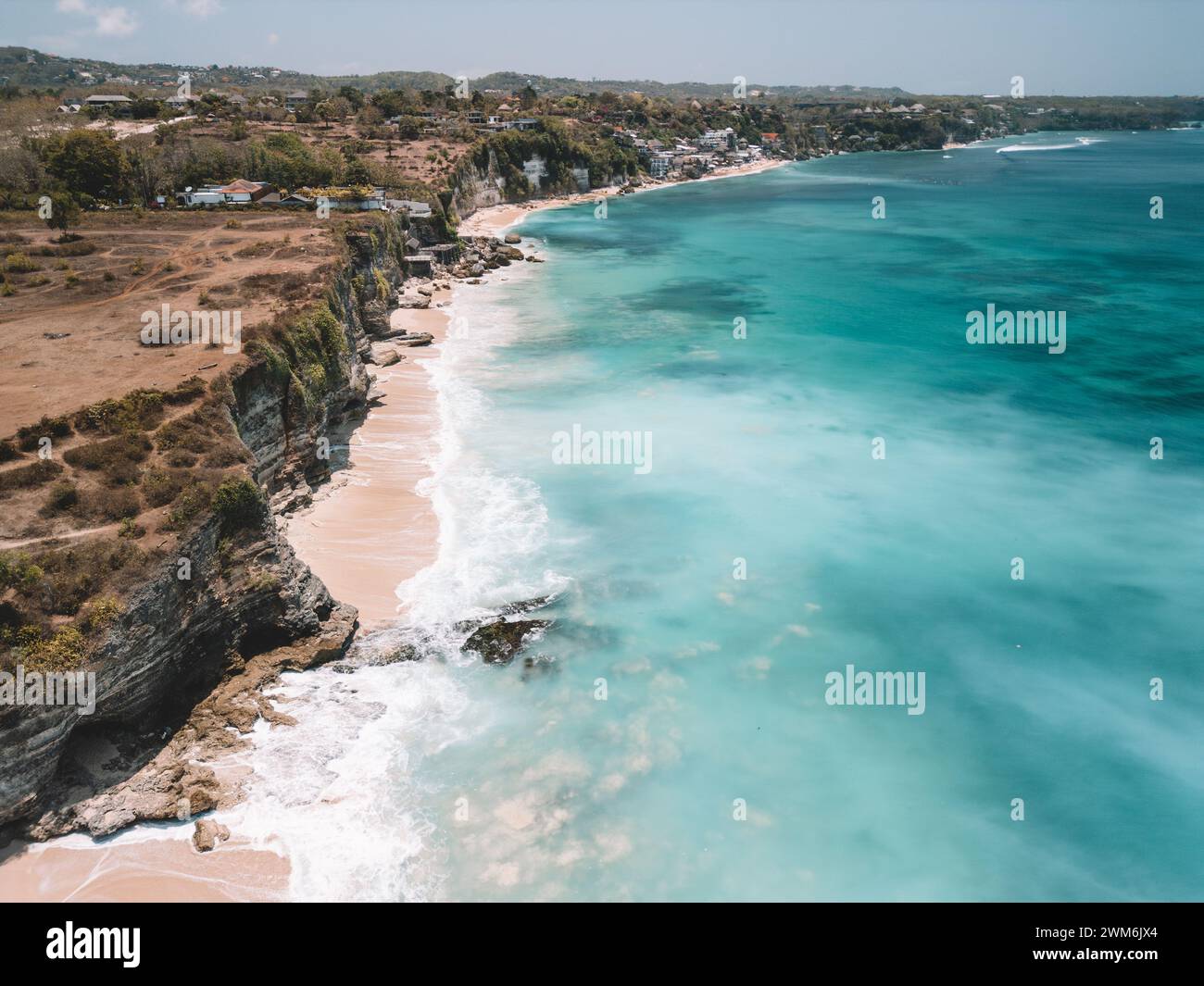 Aerial view at the Cliffs of Dreamland Bali, showing the soon to be ...