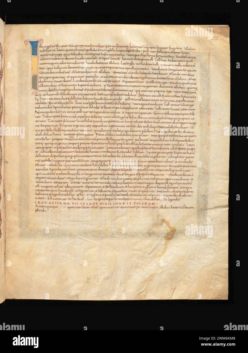 Cod. 9, f. 22r – Hrabanus Maurus, Liber de Laudibus Sanctae Crucis ...