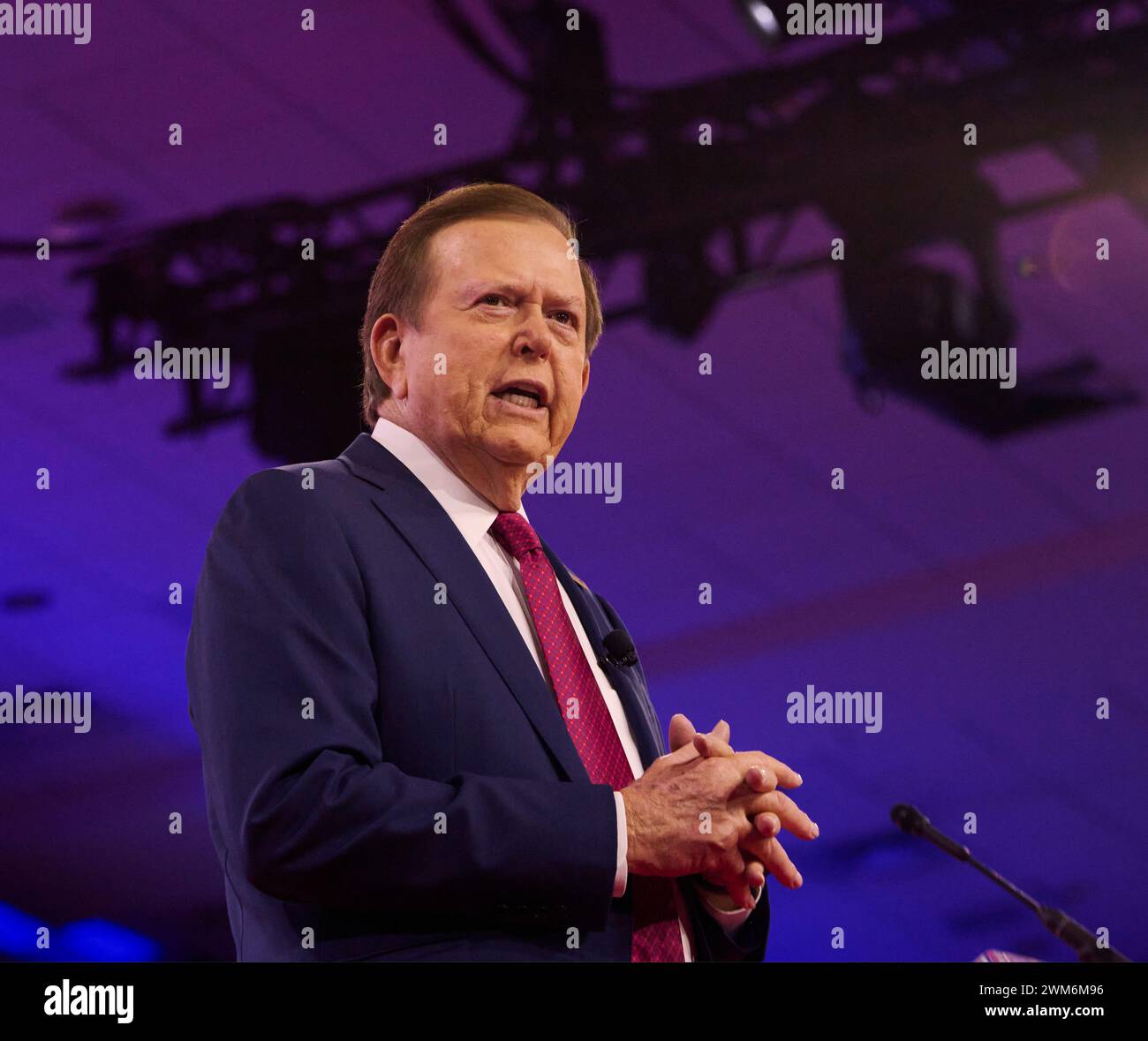 Fort Washington, Maryland, USA. 24th Feb, 2024. Lou Dobbs at the 2024 ...