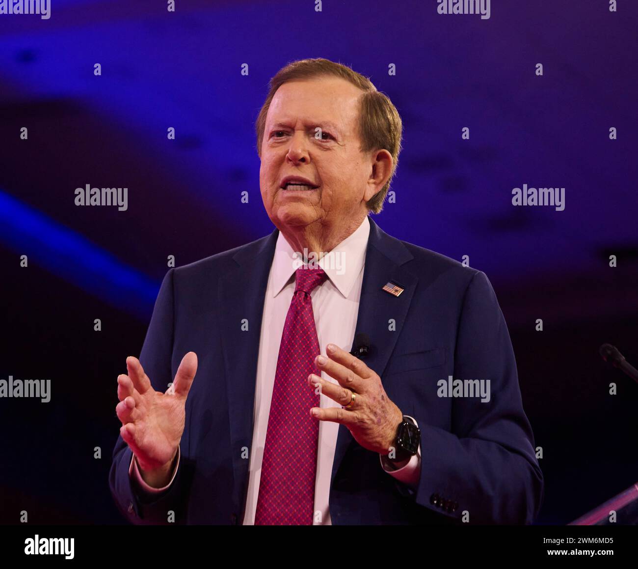 Fort Washington, Maryland, USA. 24th Feb, 2024. Lou Dobbs at the 2024 ...