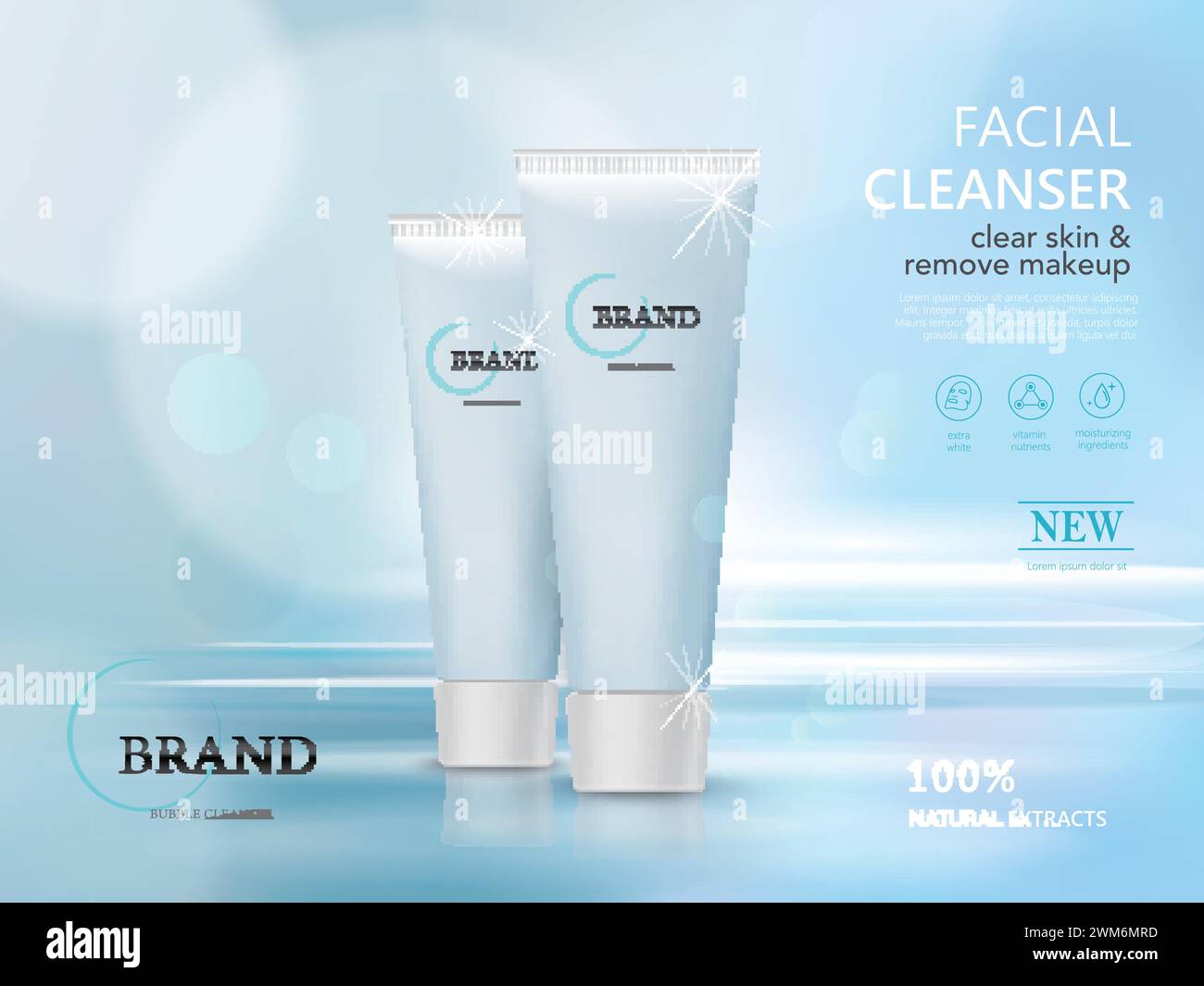 Face cleaner Stock Vector Images - Alamy